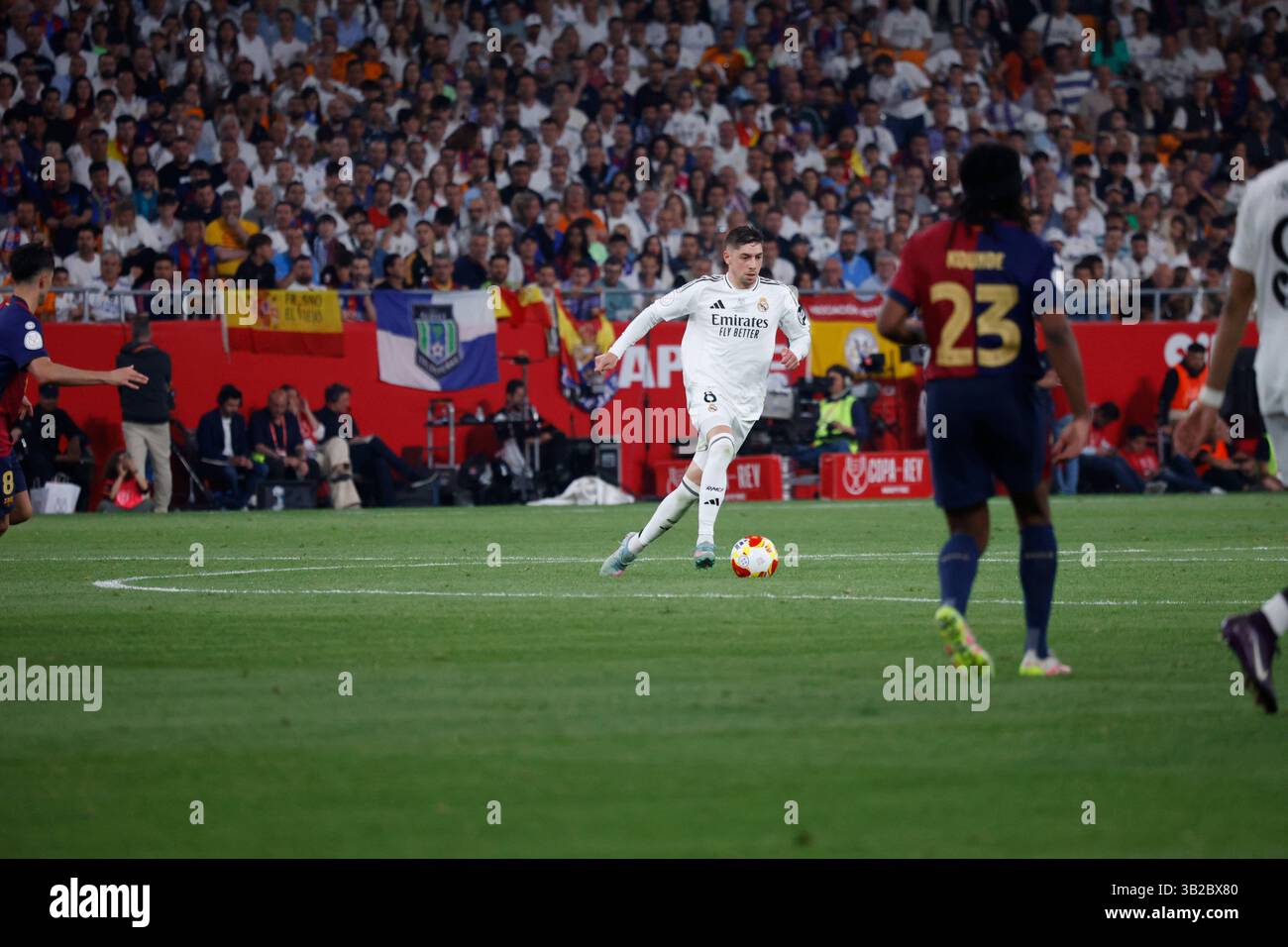 SEVILLE, SPAIN - APRIL 26, 2025: Fede Valverde during Copa del Rey ...