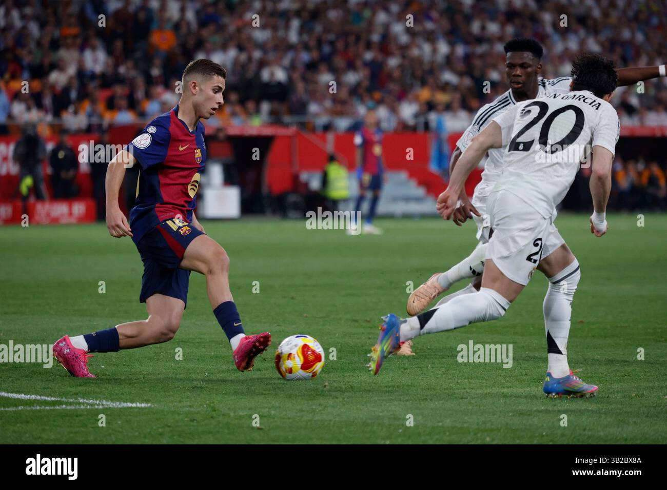 SEVILLE, SPAIN - APRIL 26, 2025: Fermin Lopez during Copa del Rey Final ...