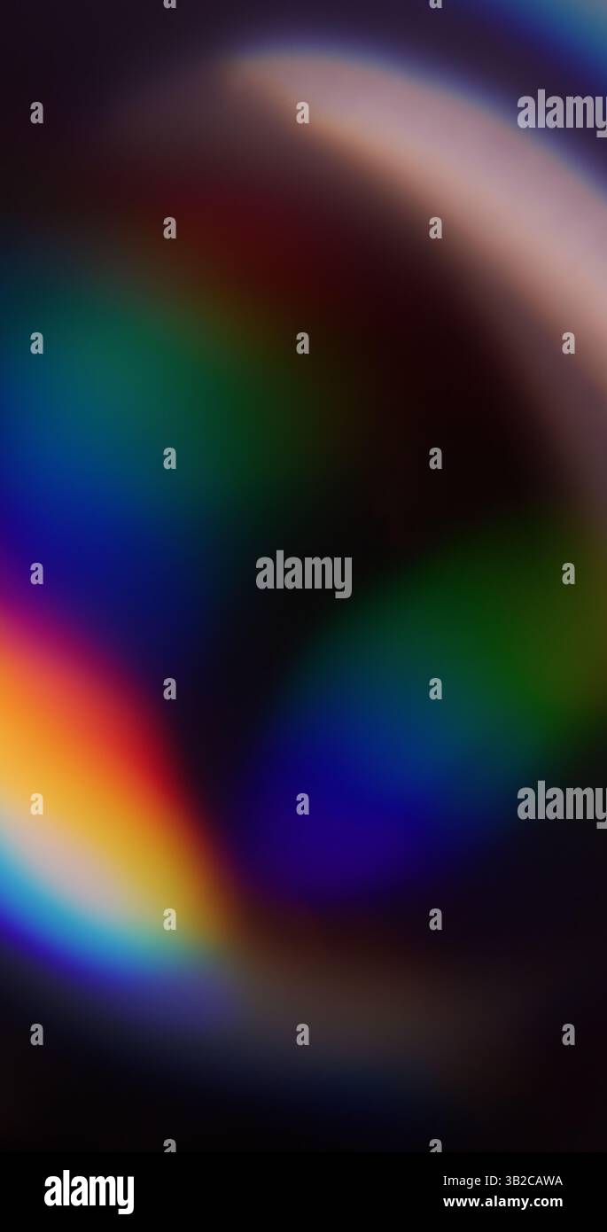 Rainbow circle blur glare beam hi-res stock photography and images - Alamy
