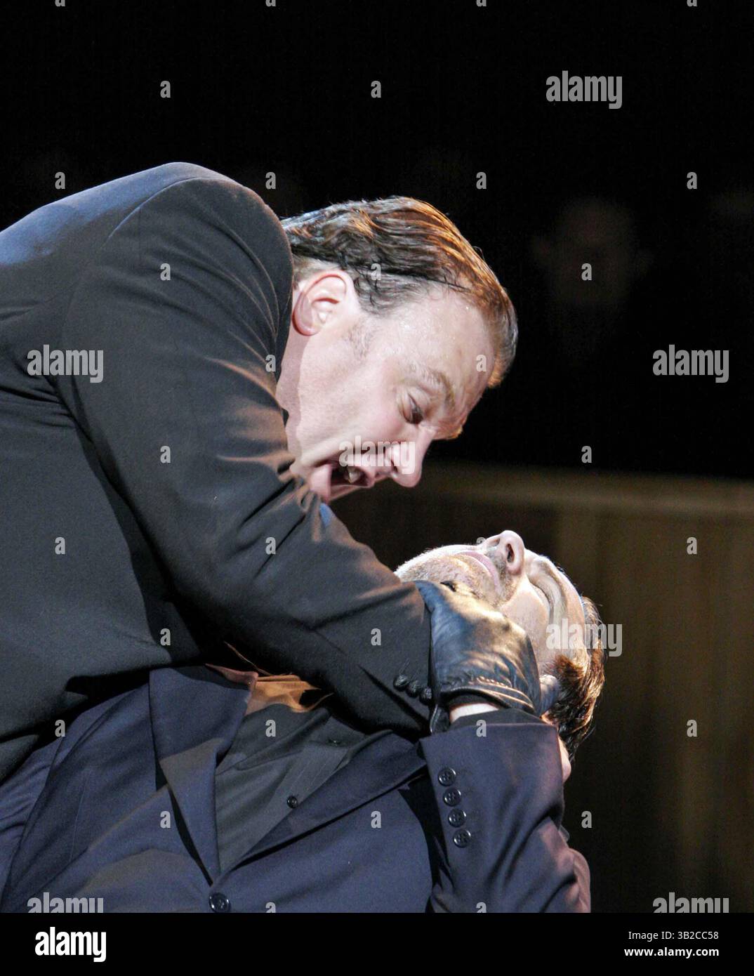 Todd dispatches the Judge: Bryn Terfel (Sweeney Todd), Phillip Quast ...