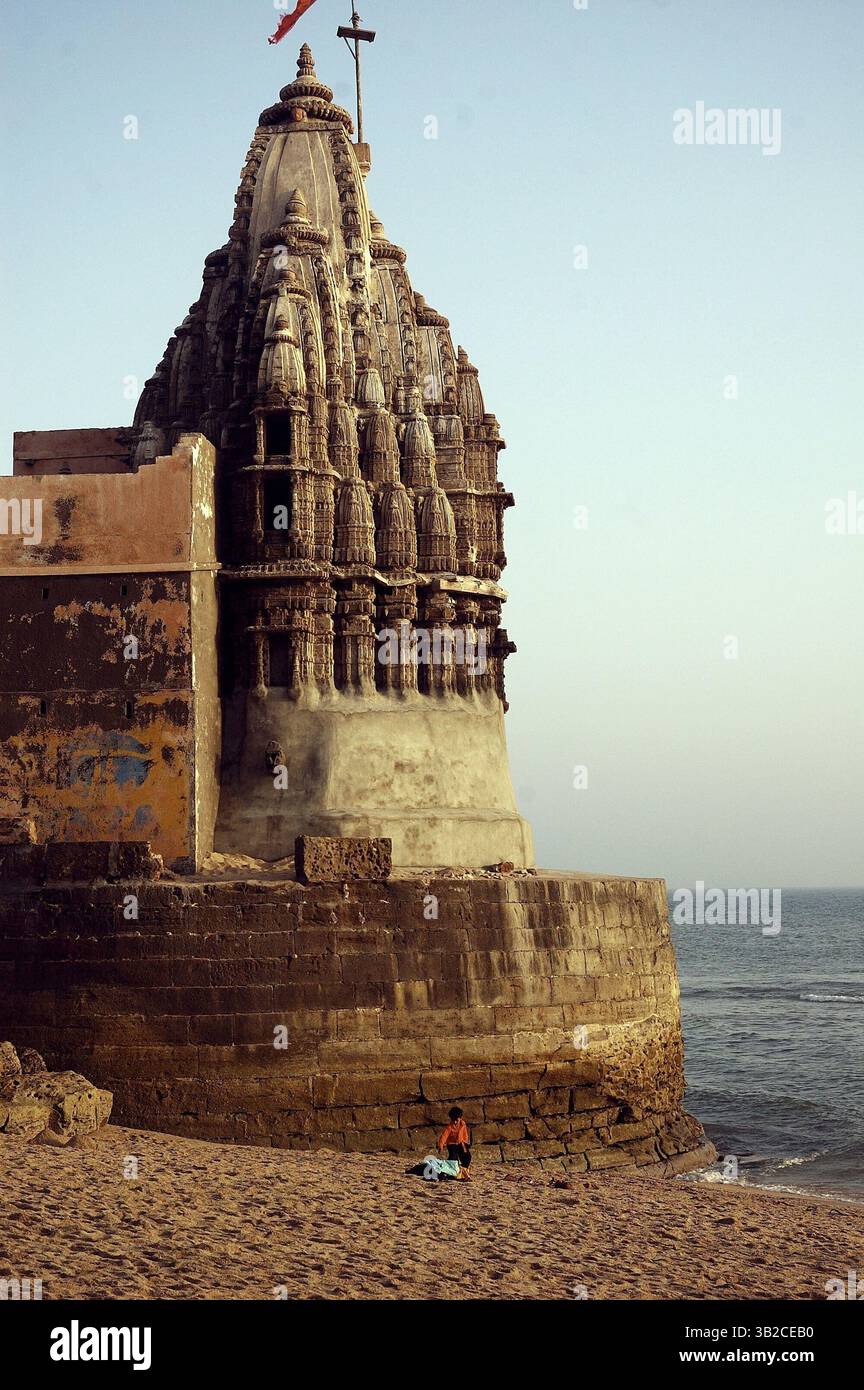 Dec 01, 2009 - Dwarka, Gujarat, India - Dwaraka temple, situated in ...