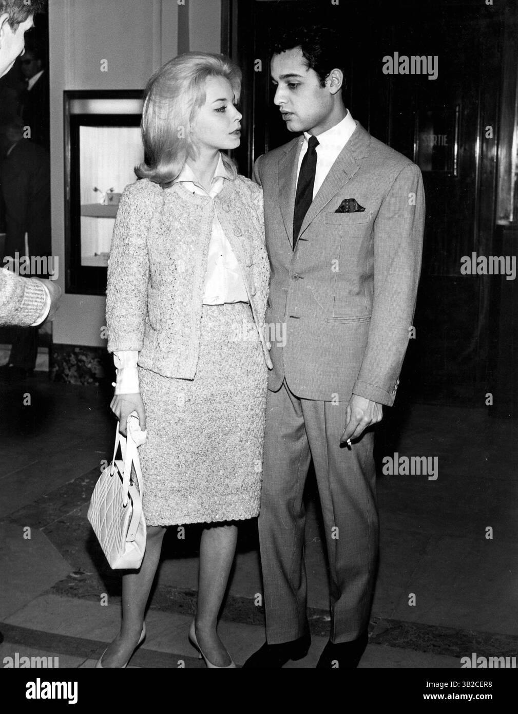 Dec. 01, 2009 - SAL MINEO with JILL HAWORTH.At the Cannes Film Festival ...