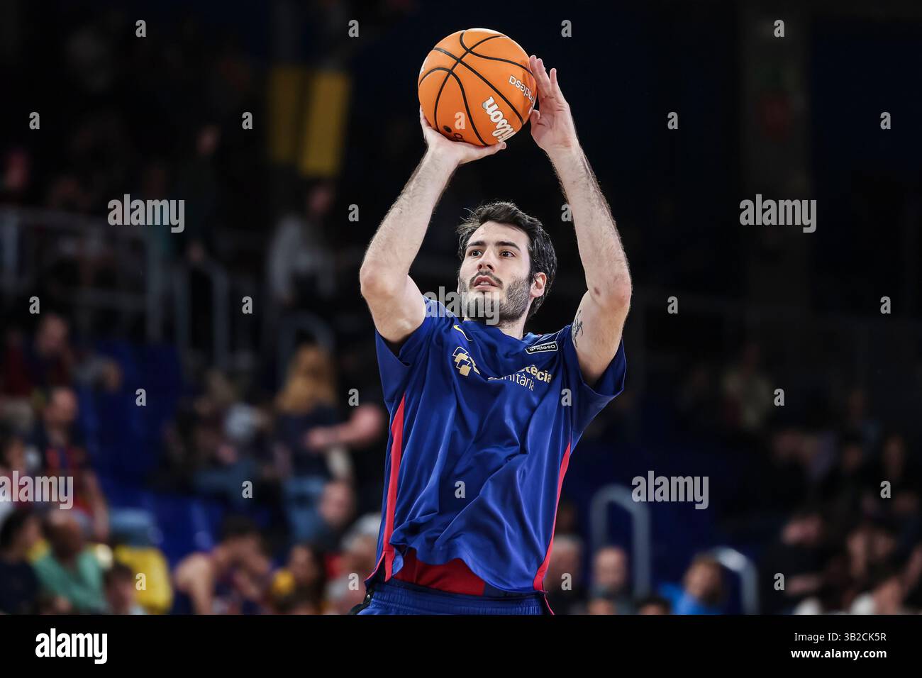 Alex Abrines of FC Barcelona warms up during the Liga Endesa ACB, match ...