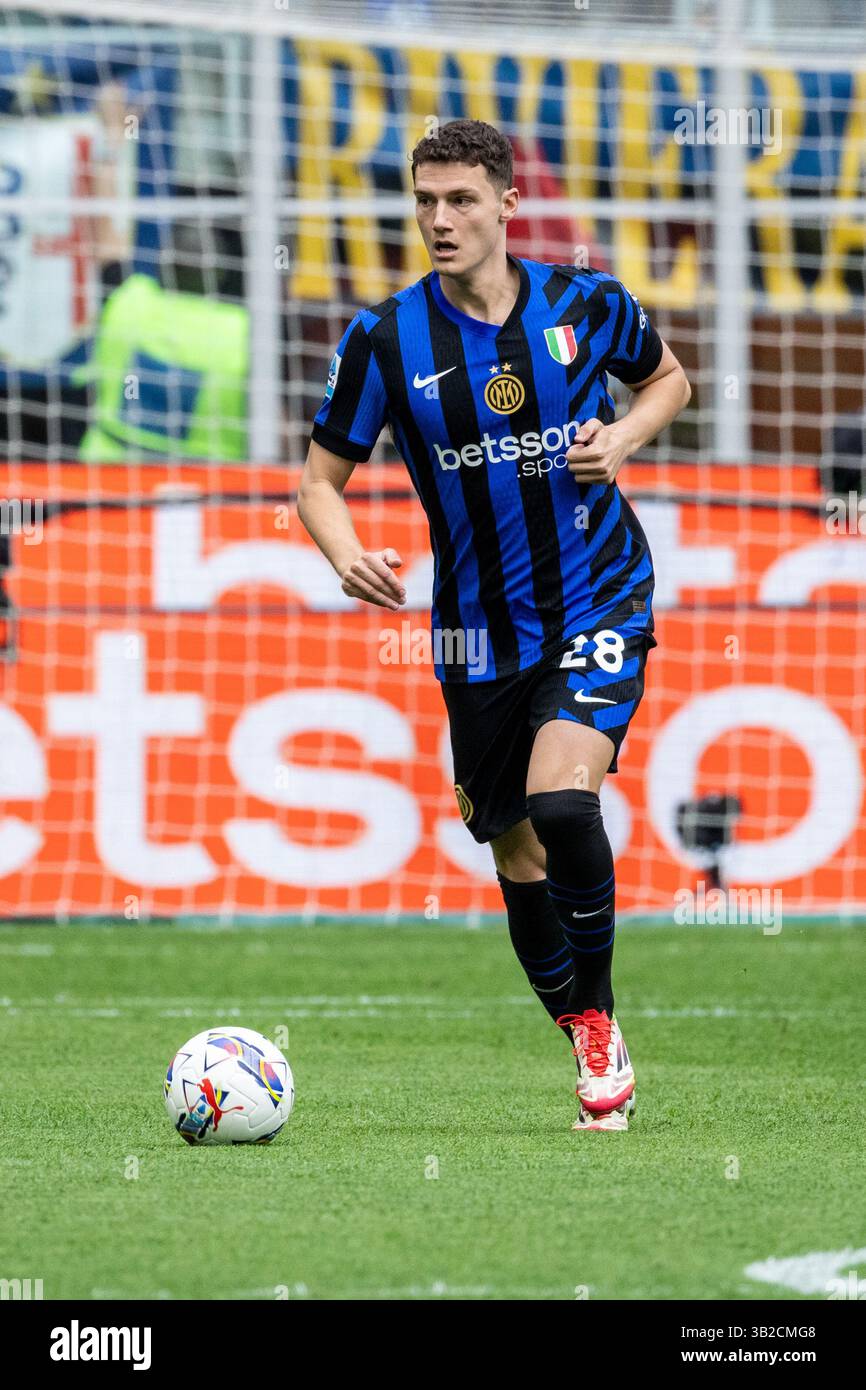 Milan, Italy. 27 April, 2025. Pavard Benjamin FC Internazionale during ...