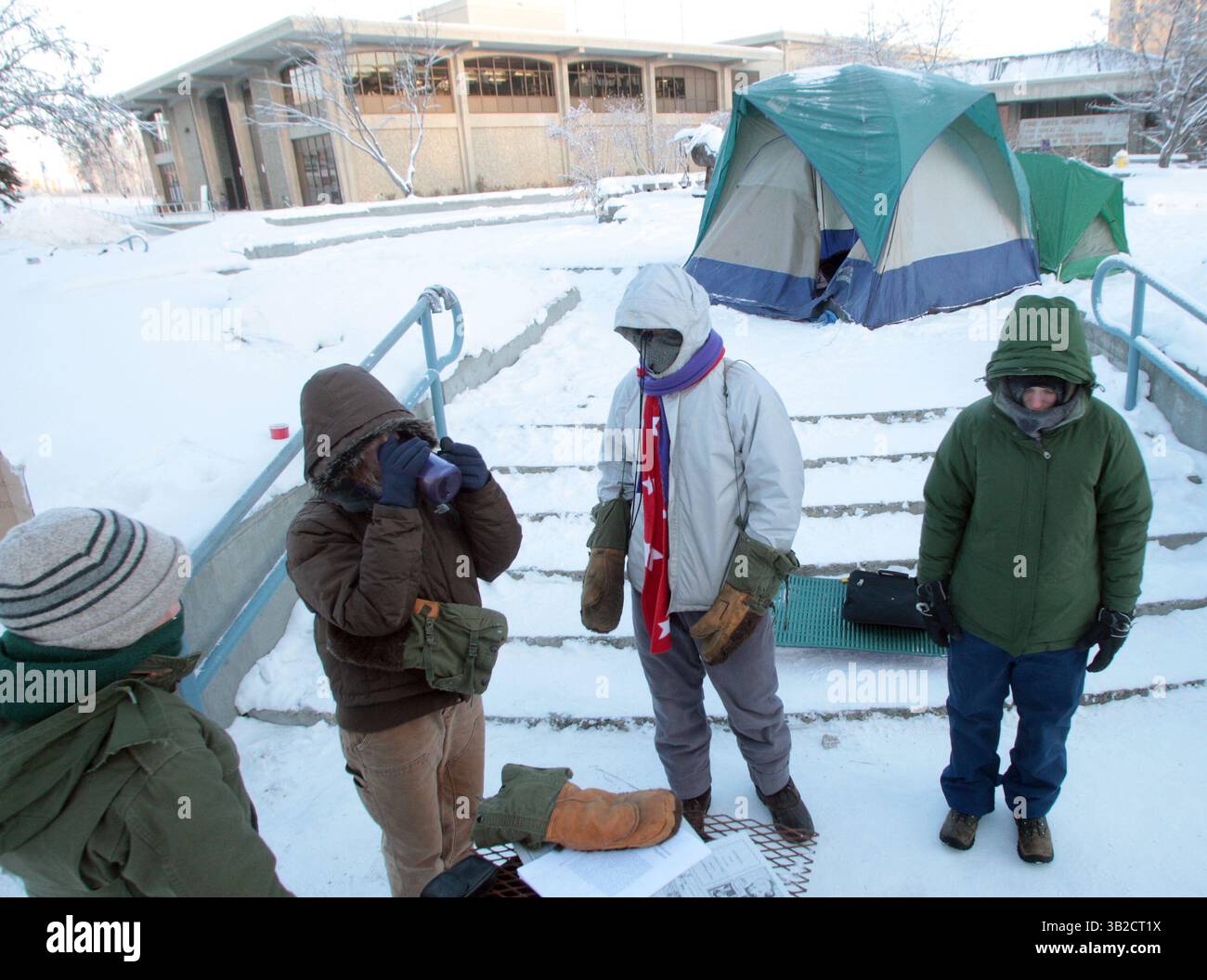 University alaska students campus hi-res stock photography and images ...