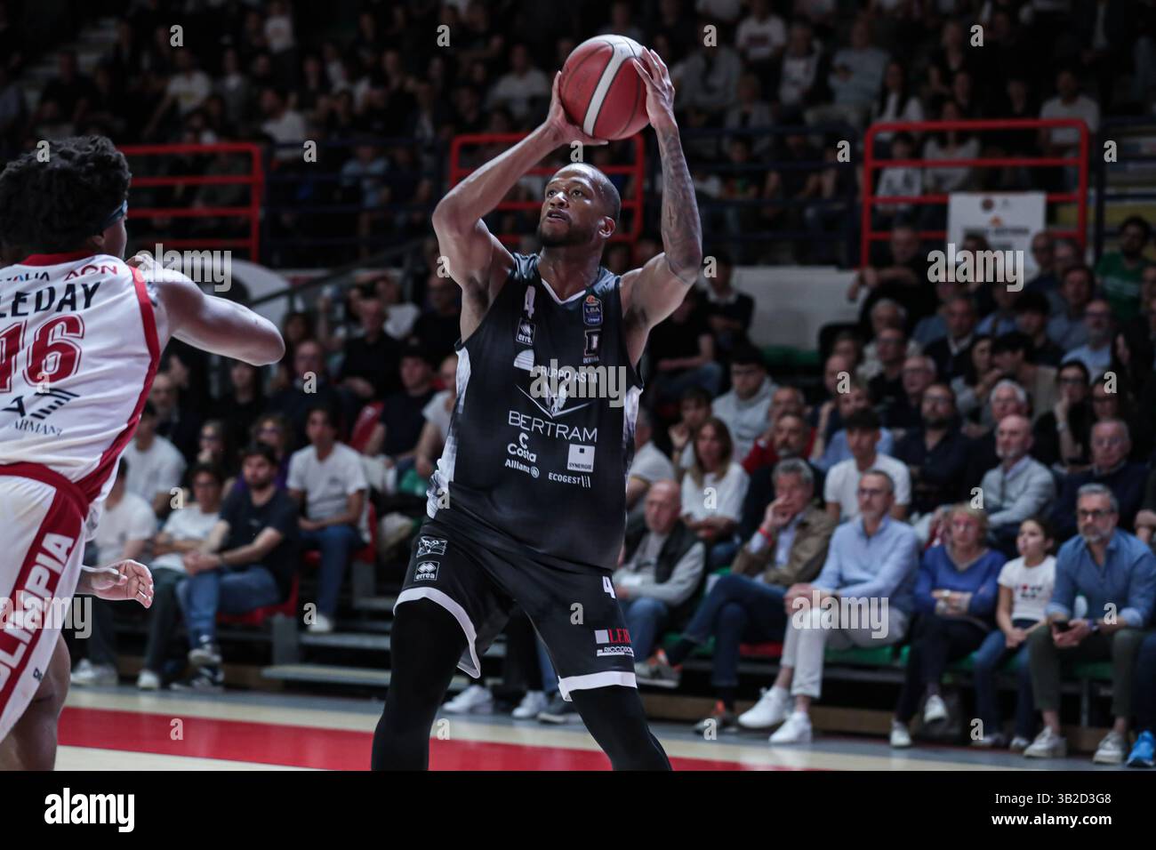 #4 Justin Gorham (Bertram Derthona Basket Tortona) during Bertram ...