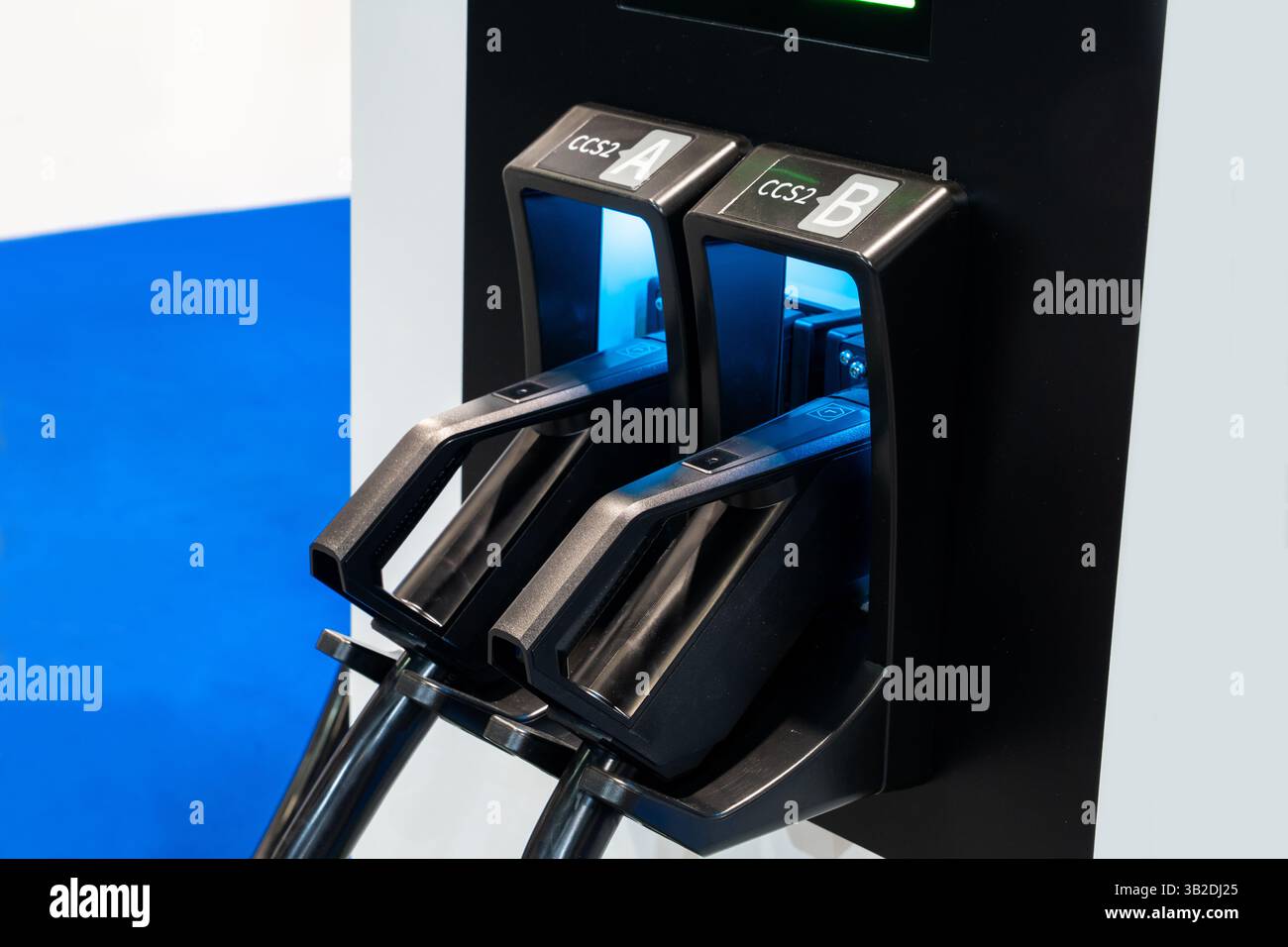 Electric vehicle charging station plug close up Stock Photo - Alamy