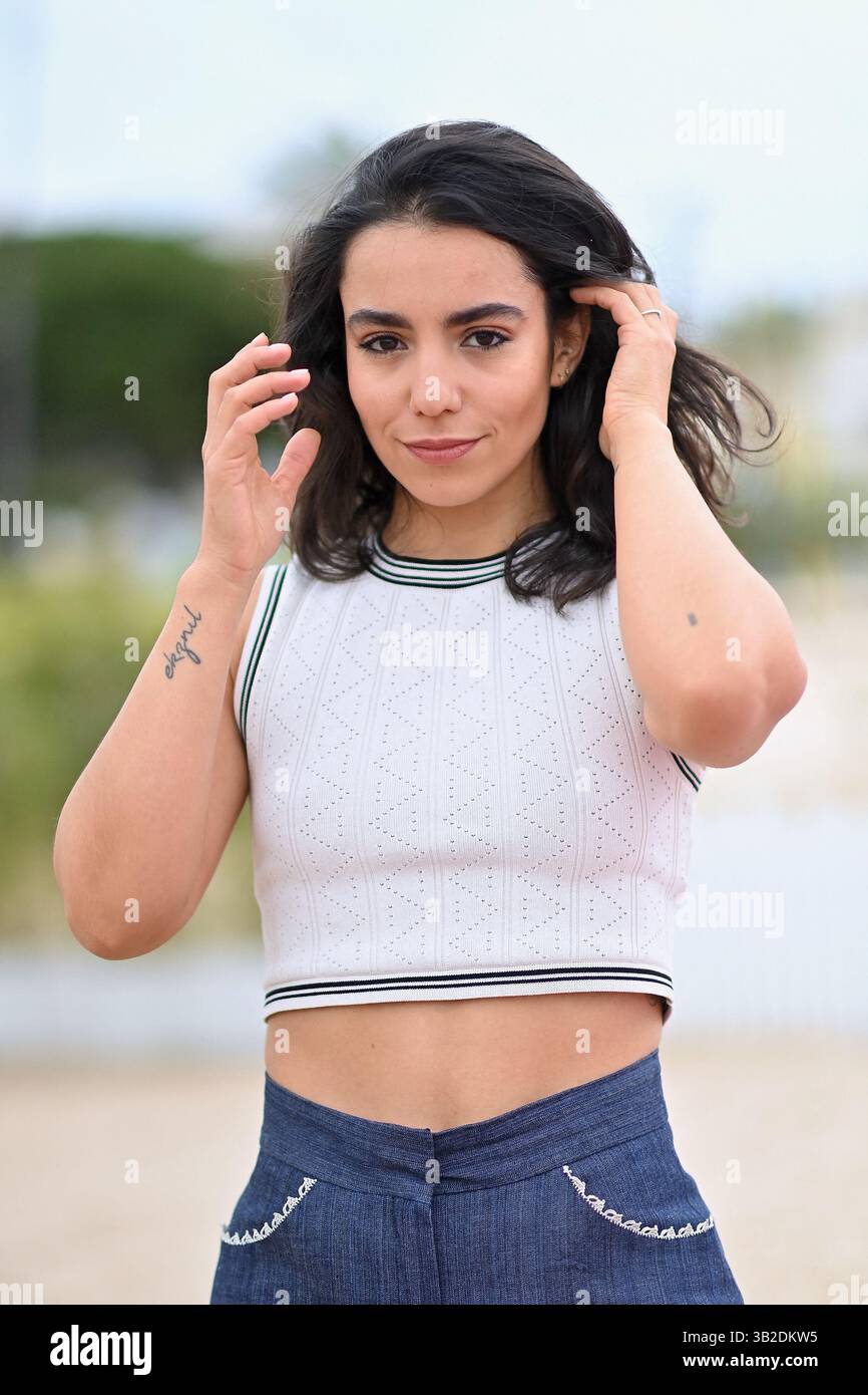 Cannes, France. 27th Apr, 2025. Lina El Arabi attends Plaine Orientale Photocall during the 8th ...