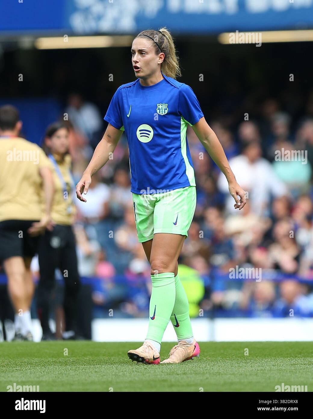 London, United Kingdom. 27 April, 2025. Alexia Putellas of Barcelona ...