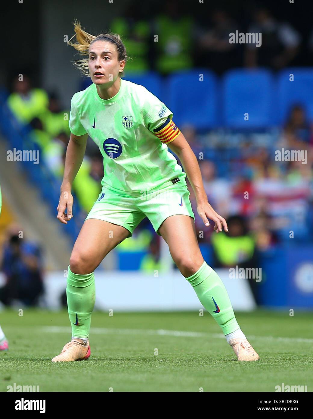 London, United Kingdom. 27 April, 2025. Alexia Putellas of Barcelona ...