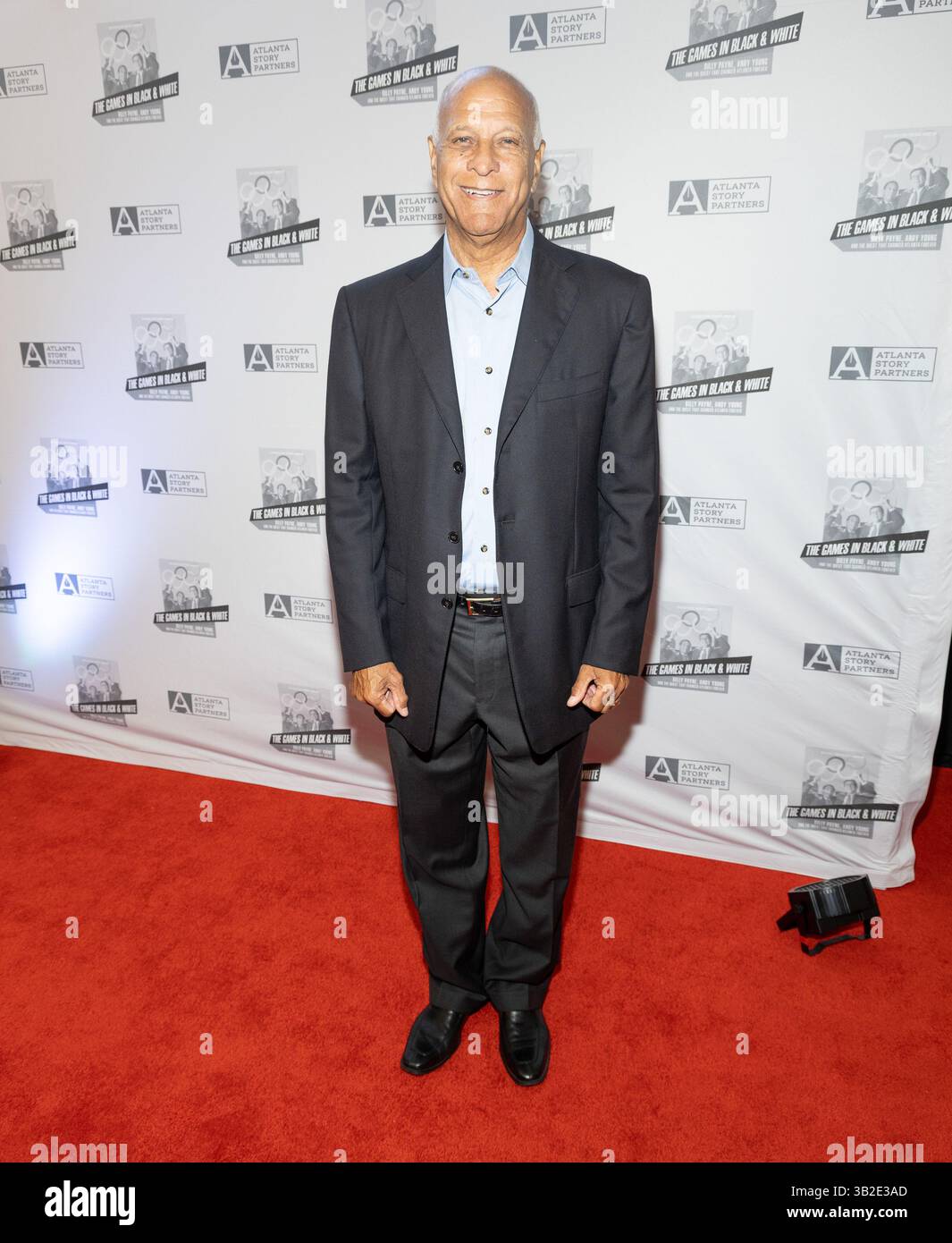 Atlanta, USA. 26th Apr, 2025. Former Atlanta Mayor Bill Campbell ...