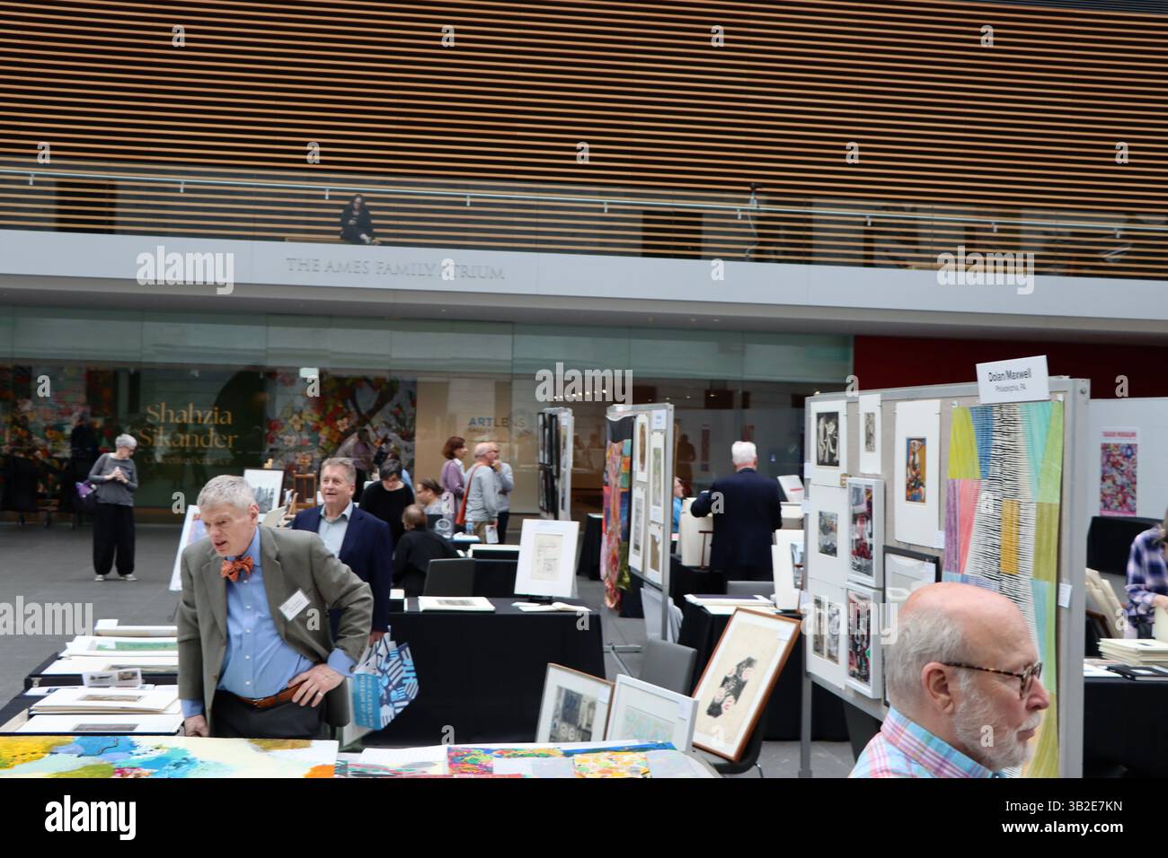 Fine Print Fair 2025 at the Ames Family Atrium of Cleveland Museum of ...