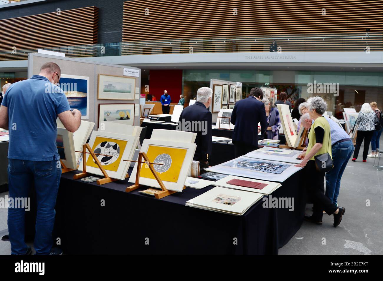 Fine Print Fair 2025 at the Ames Family Atrium of Cleveland Museum of ...