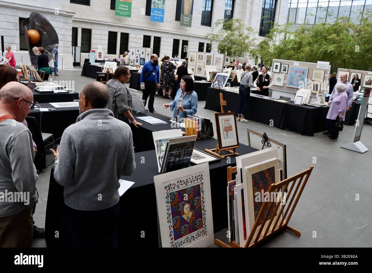 Fine Print Fair 2025 at the Ames Family Atrium of Cleveland Museum of ...