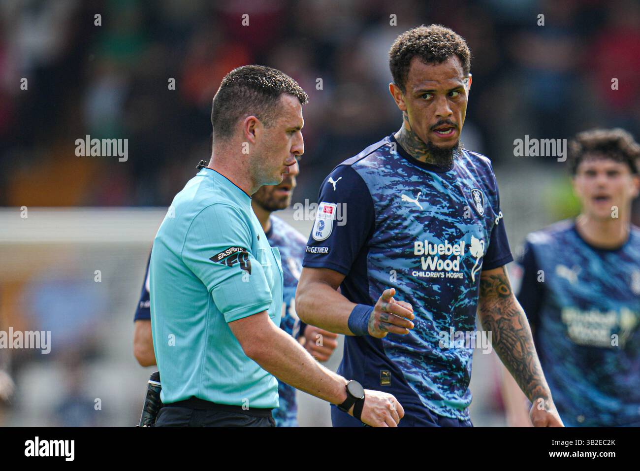Jonson Clarke-Harris of Rotherham United during the Sky Bet League 1 ...