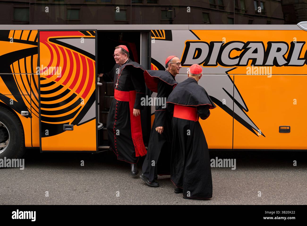 From left, Cardinals Gérald Cyprien Lacroix, Juan Jose Omella, and ...