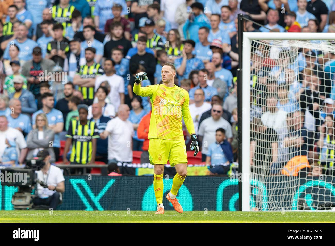 Wembley Stadium, London, United Kingdom on 27 April 2025. Nottingham ...
