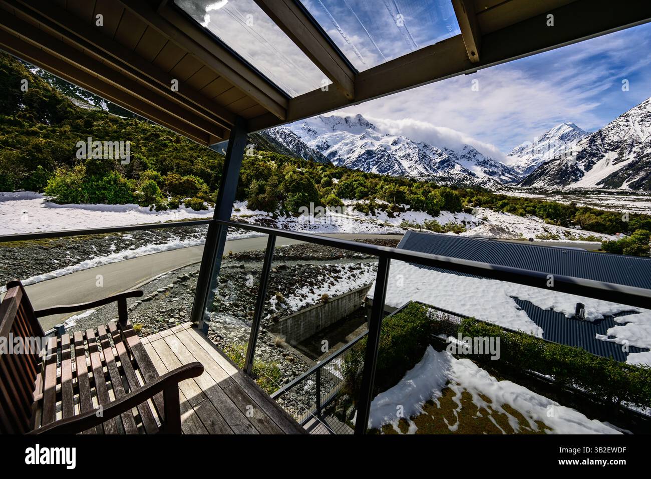 The scenic views of Aoraki Mount Cook National Park Stock Photo - Alamy