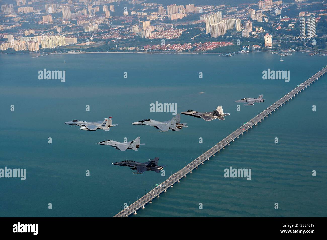June 18, 2014 - Penang, Penang, Malaysia - A formation of US and ...