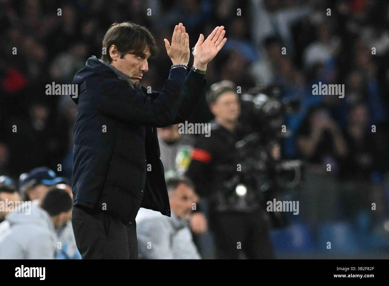 Naples, Italy. 27th Apr, 2025. Antonio Conte Coach of SSC Napoli ...