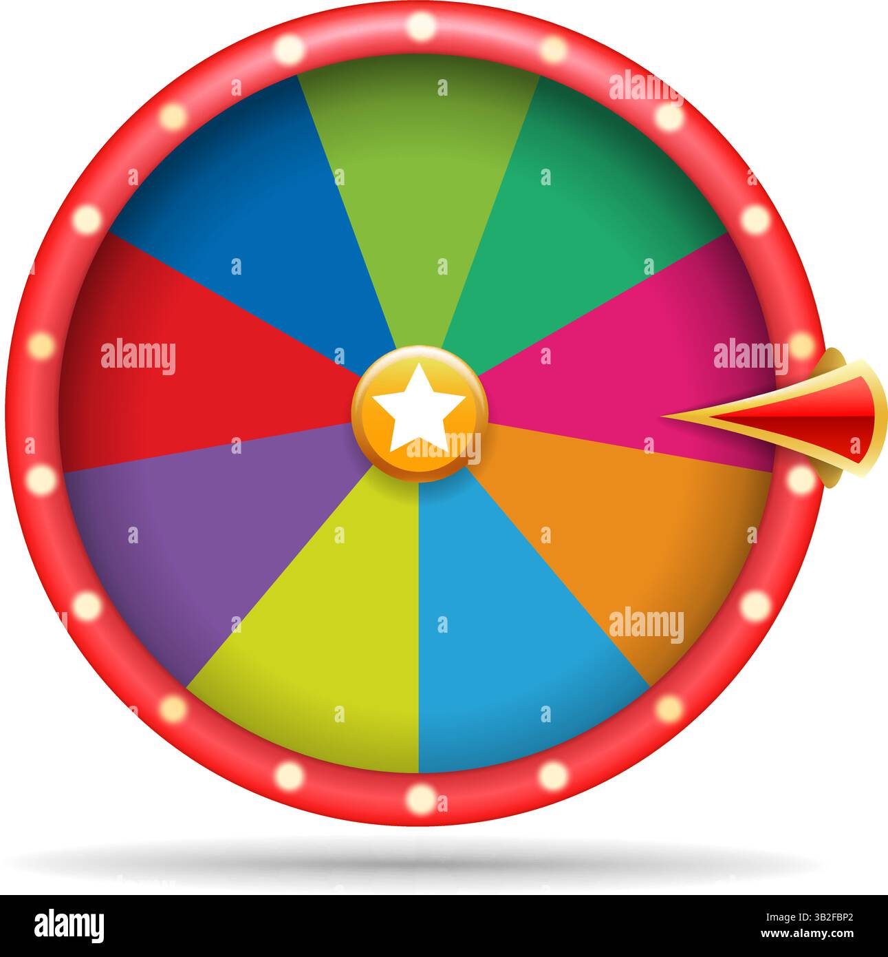 Fortune wheel design template Stock Vector Image & Art - Alamy