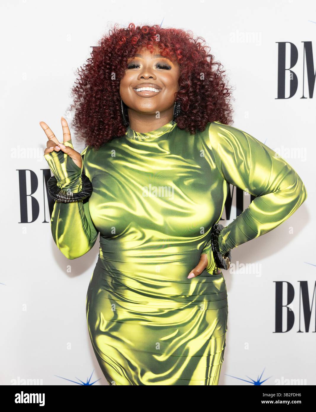 Atlanta, USA. 03rd Apr, 2025. Jekalyn Carr attends the 2025 BMI ...