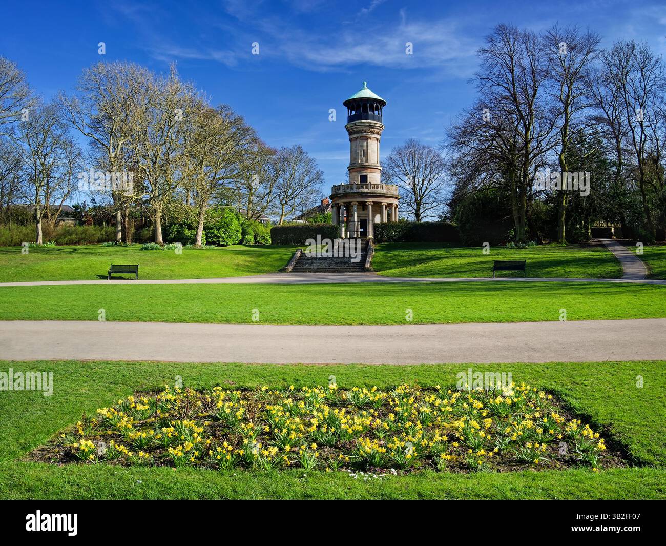 UK, South Yorkshire, Barnsley, Locke Park Tower Stock Photo - Alamy