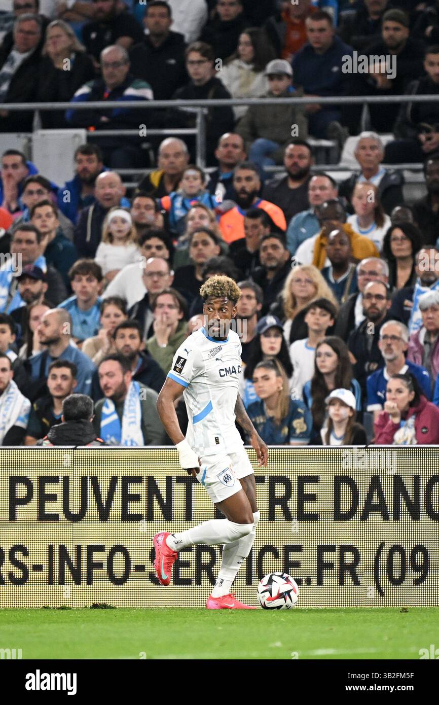 62 Amir MURILLO (om) during the Ligue 1 McDonald's match between ...