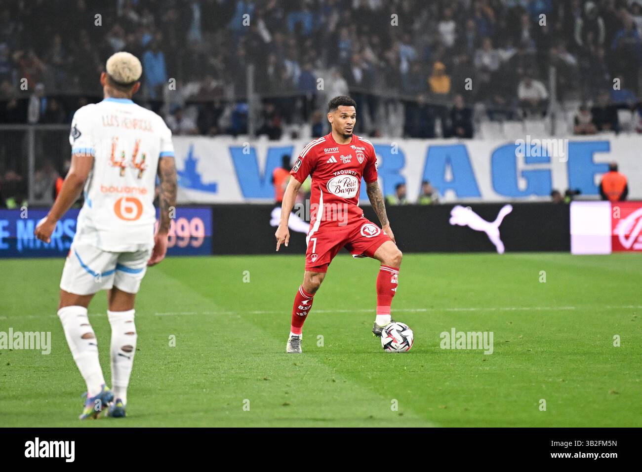 France. 27 April, 2025. 07 Kenny LALA (sb29) during the Ligue 1 ...