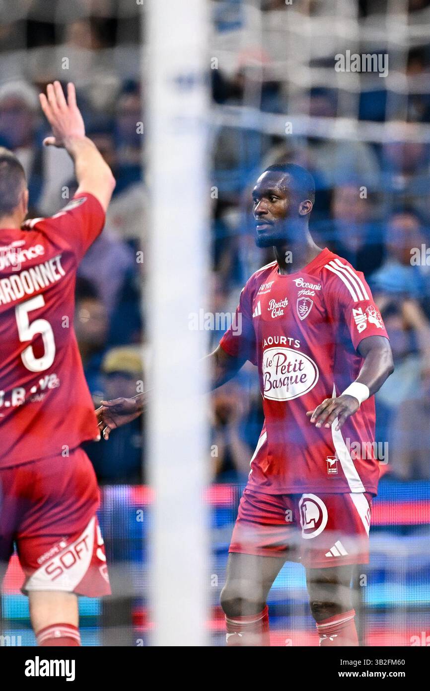 France. 27 April, 2025. 17 Abdallah SIMA (sb29) during the Ligue 1 ...