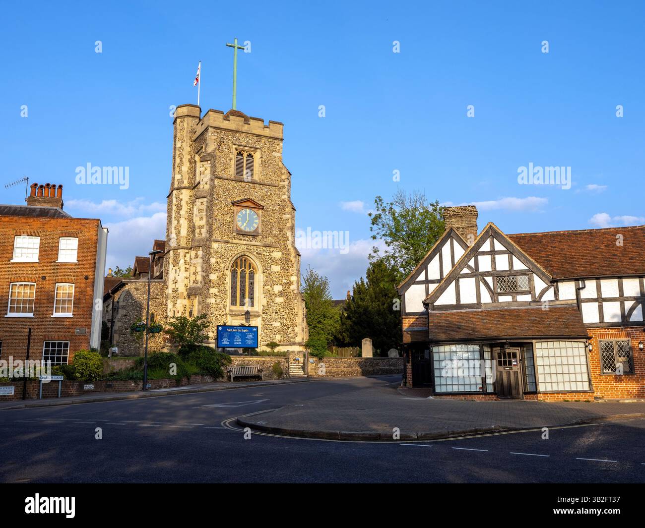 St John the Baptist Church, Pinner Stock Photo - Alamy