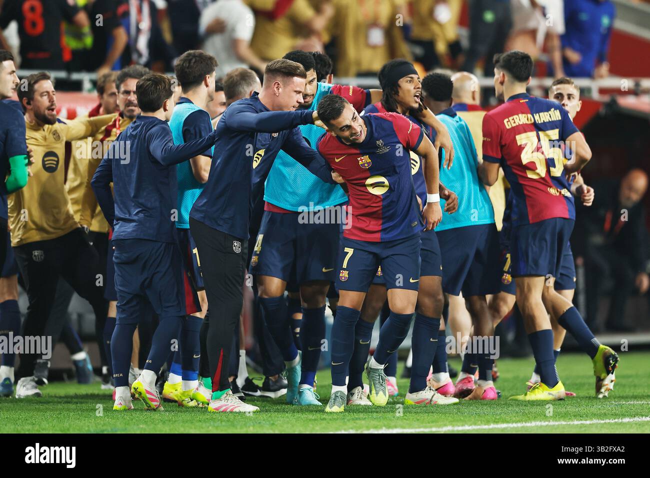 Sevilla, Spain. 27th Apr, 2025. Ferran Torres (Barcelona) Football ...