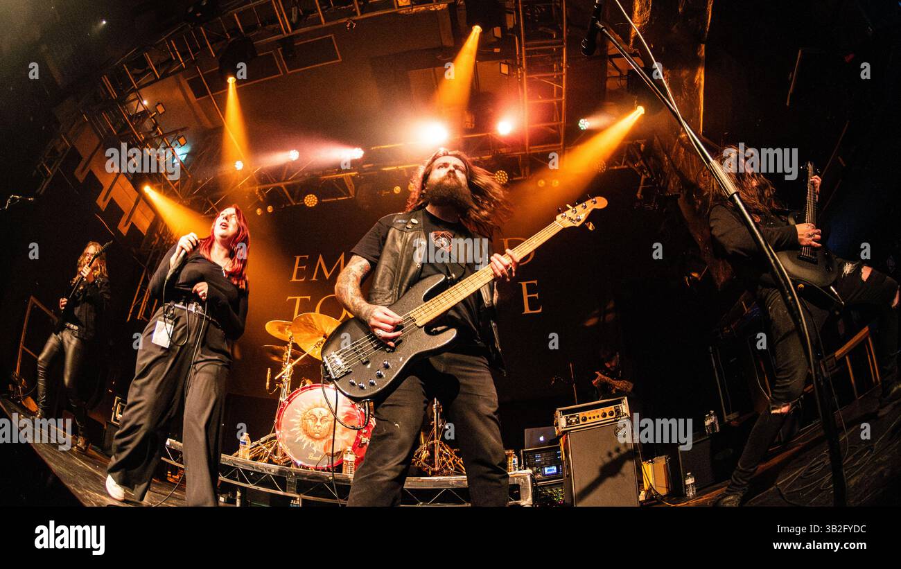 Emplioyed To Serve at O2 Academy Islington, 25th April 2025 Stock Photo ...