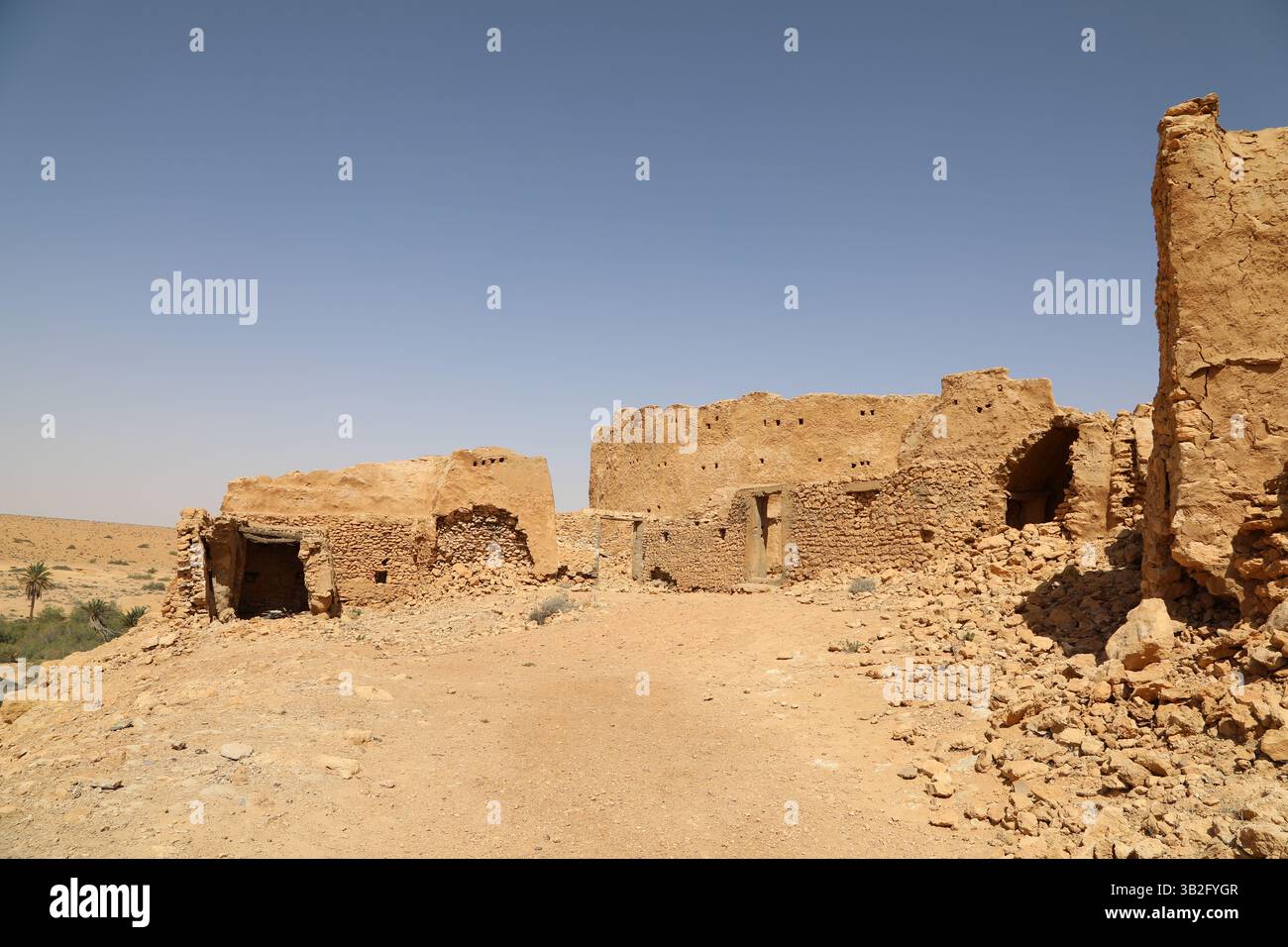 Old Berber village and ancient granary in the State of Libya Stock ...