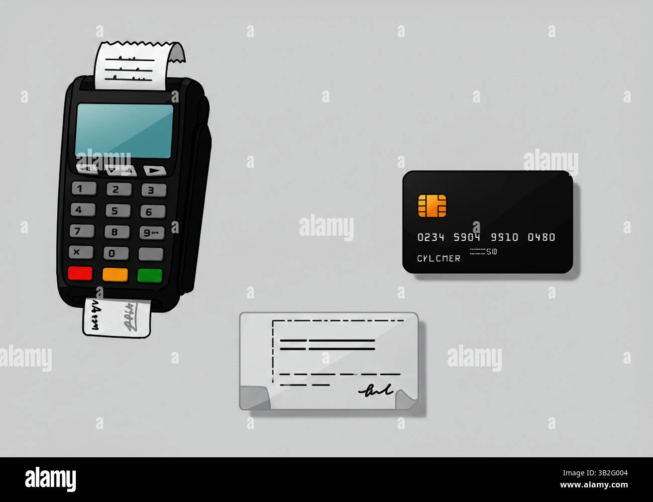 Receipt signature depiction hi-res stock photography and images - Alamy