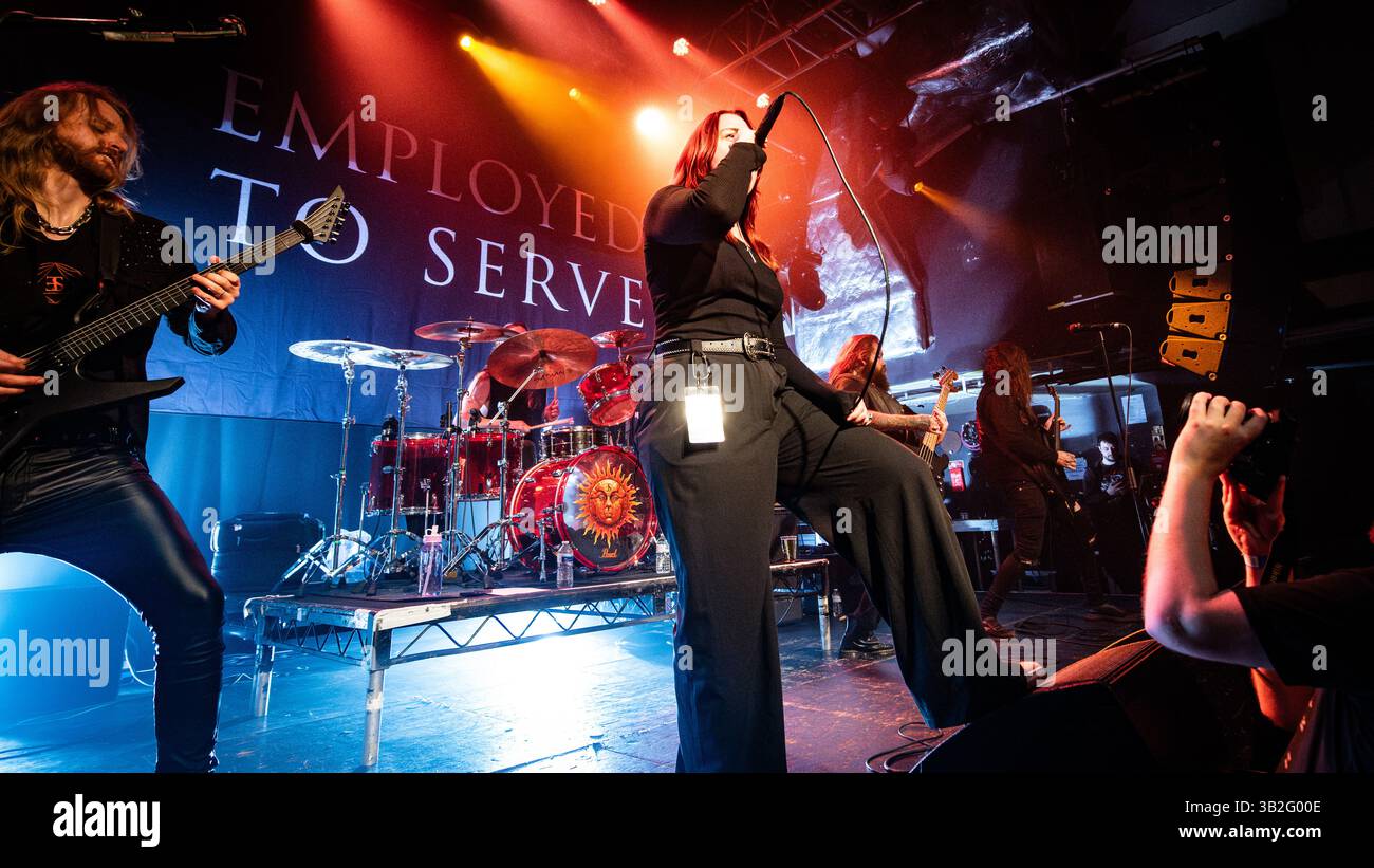 Emplioyed To Serve at O2 Academy Islington, 25th April 2025 Stock Photo ...