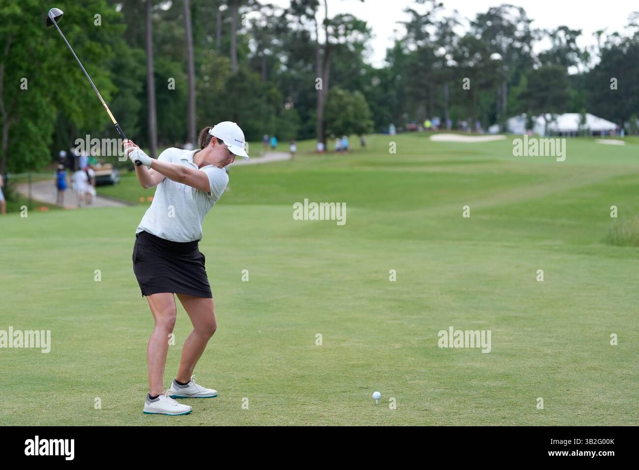 Lindy Duncan hits from the nineth tee during the final round of the ...