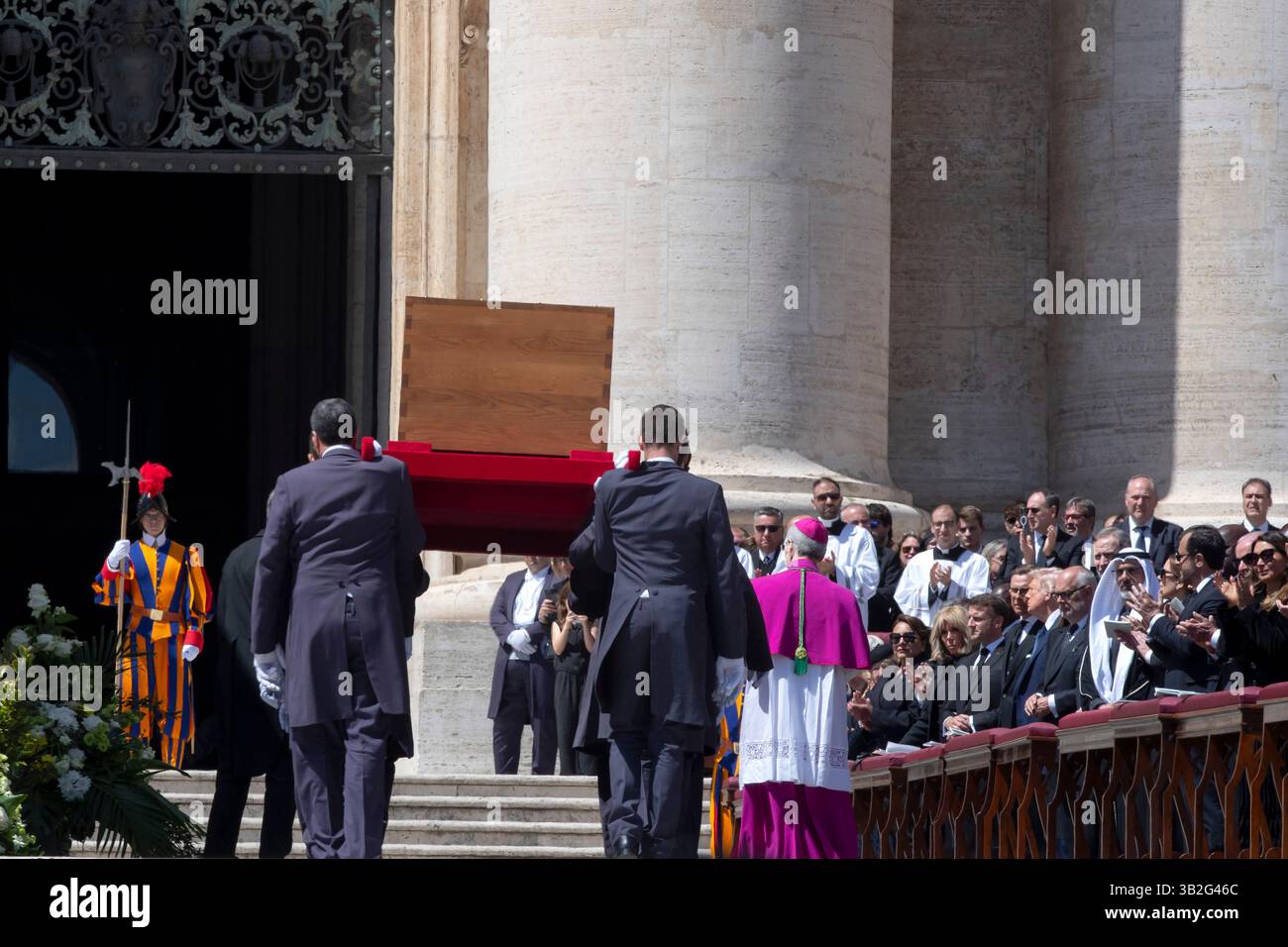 Vatican City, Vatican, 26 April 2025. World leaders and guests attend ...