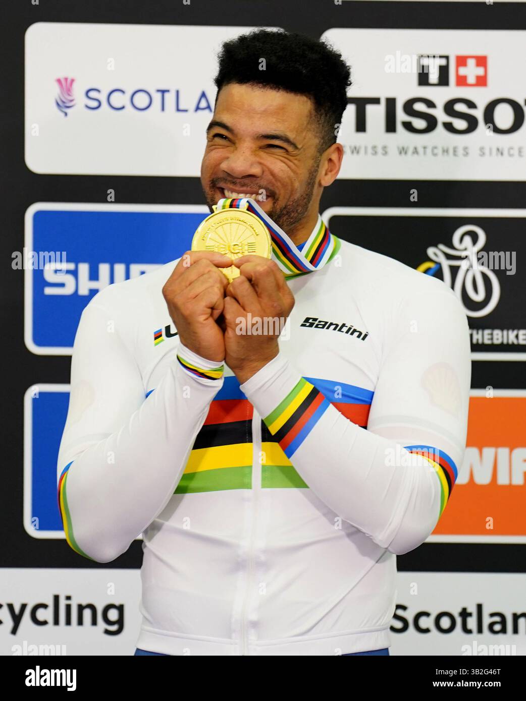 File photo dated 05/08/23 of Great Britain's Sam Ruddock on the podium ...