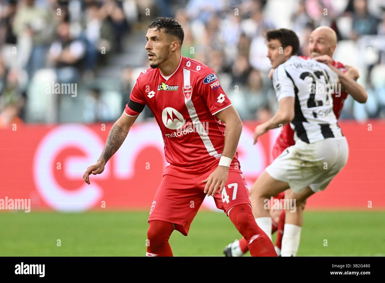 Torino, Italia. 27th Apr, 2025. AC Monza's Dany Mota during thirty ...