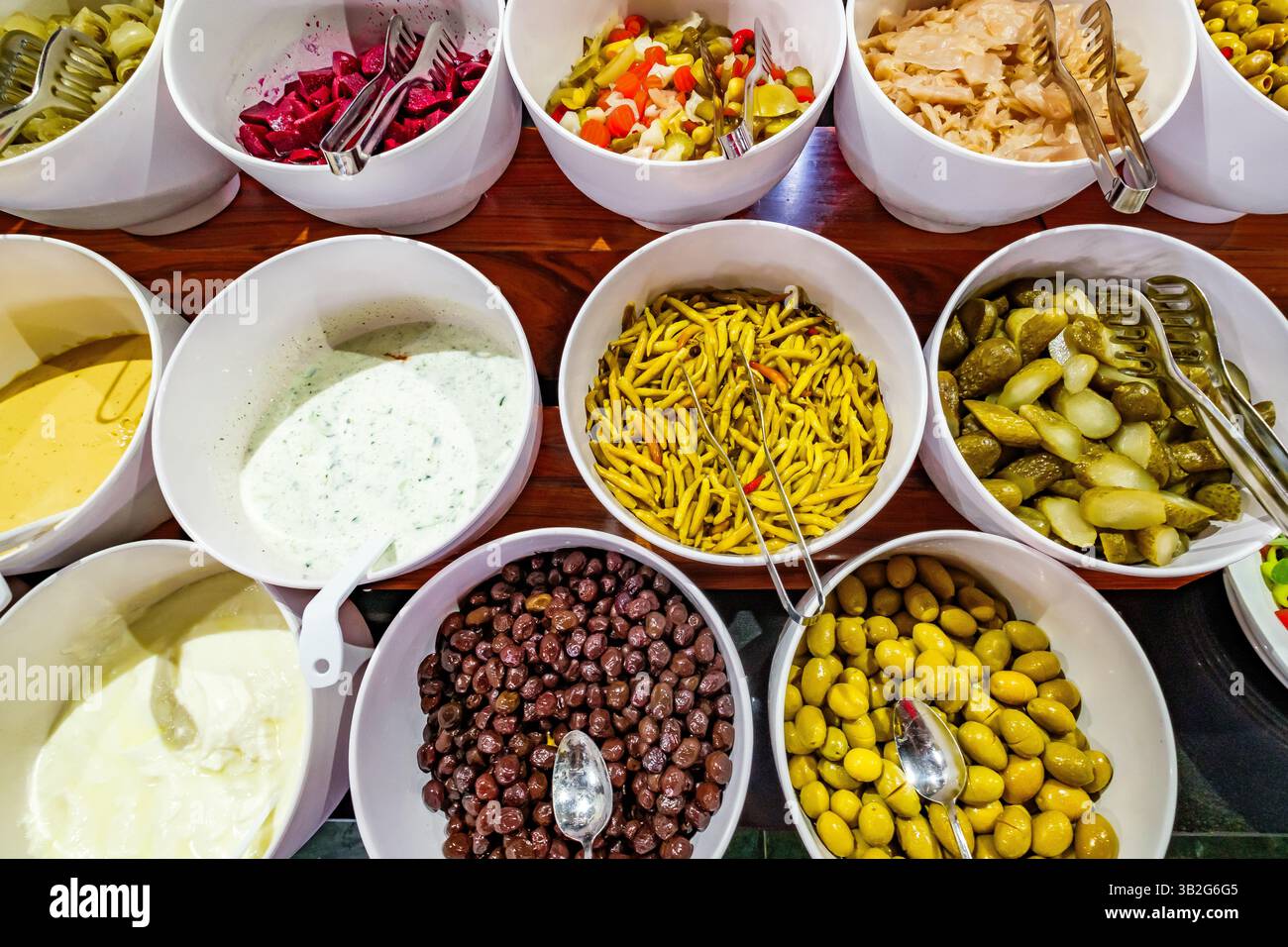 On buffet table hi-res stock photography and images - Alamy
