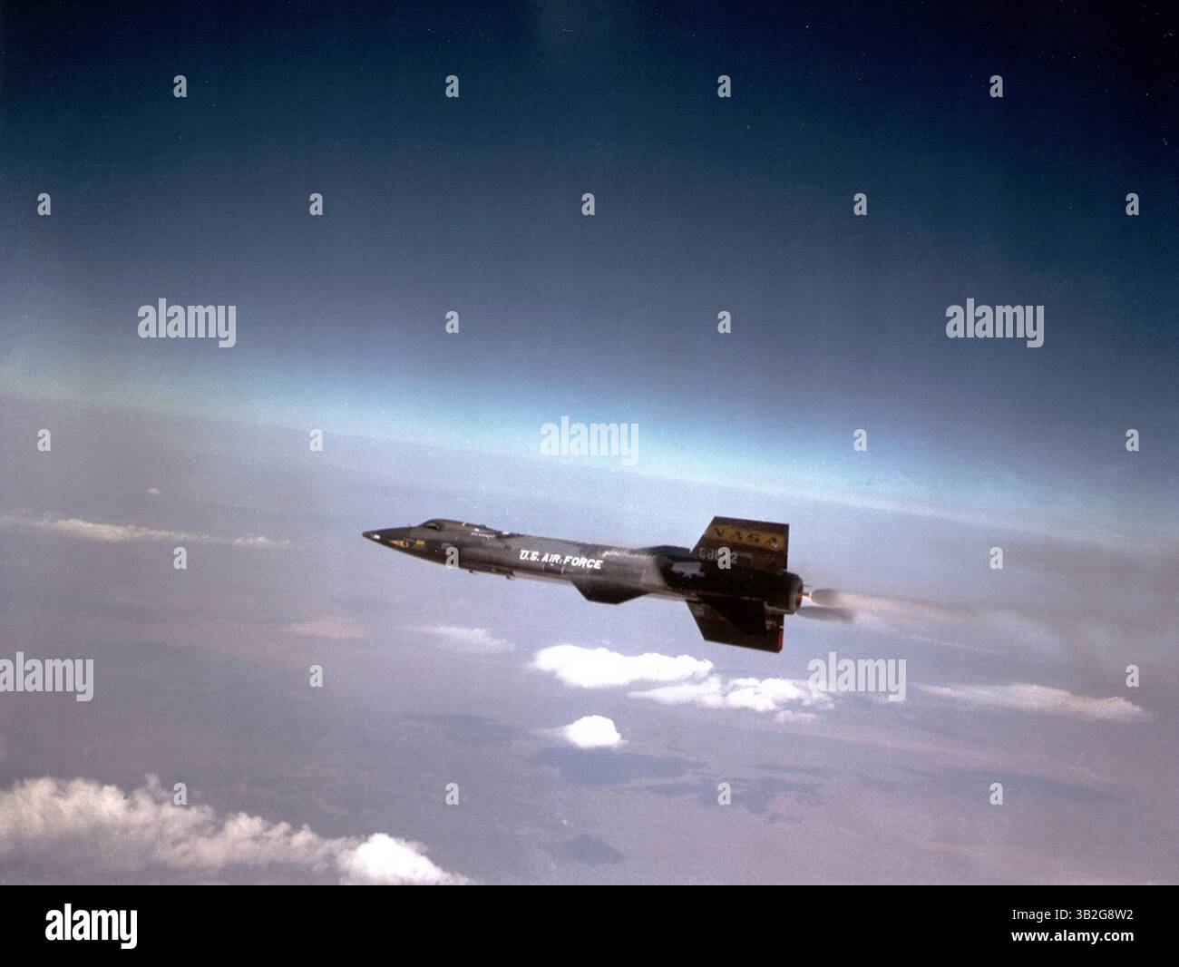 North American X-15 hypersonic rocket-powered research aircraft U.S ...