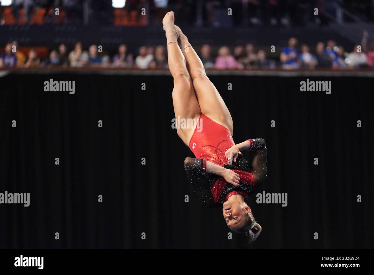 Utah's Avery Neff competes on the floor exercise during the NCAA women ...