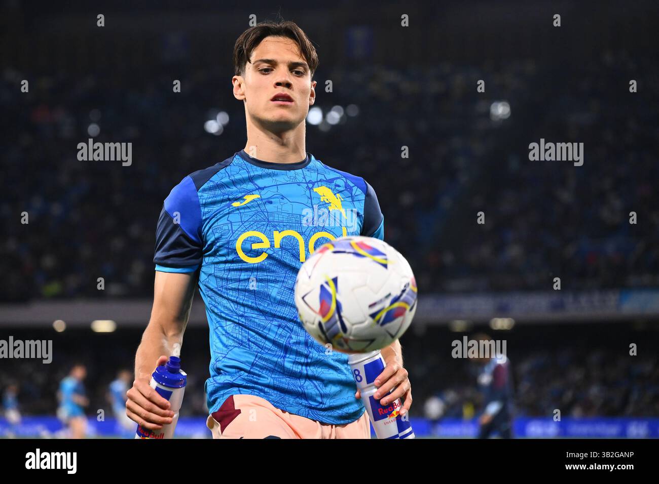 Naples, Italy. April 27, 2025. Samuele Ricci of Torino F.C. during warm ...