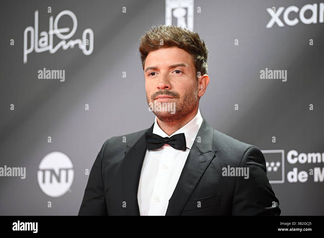 Pablo Alborán on the red carpet of the PLATINO Awards of Ibero-American ...