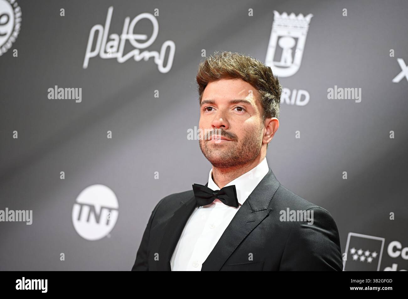 Pablo Alborán on the red carpet of the PLATINO Awards of Ibero-American ...