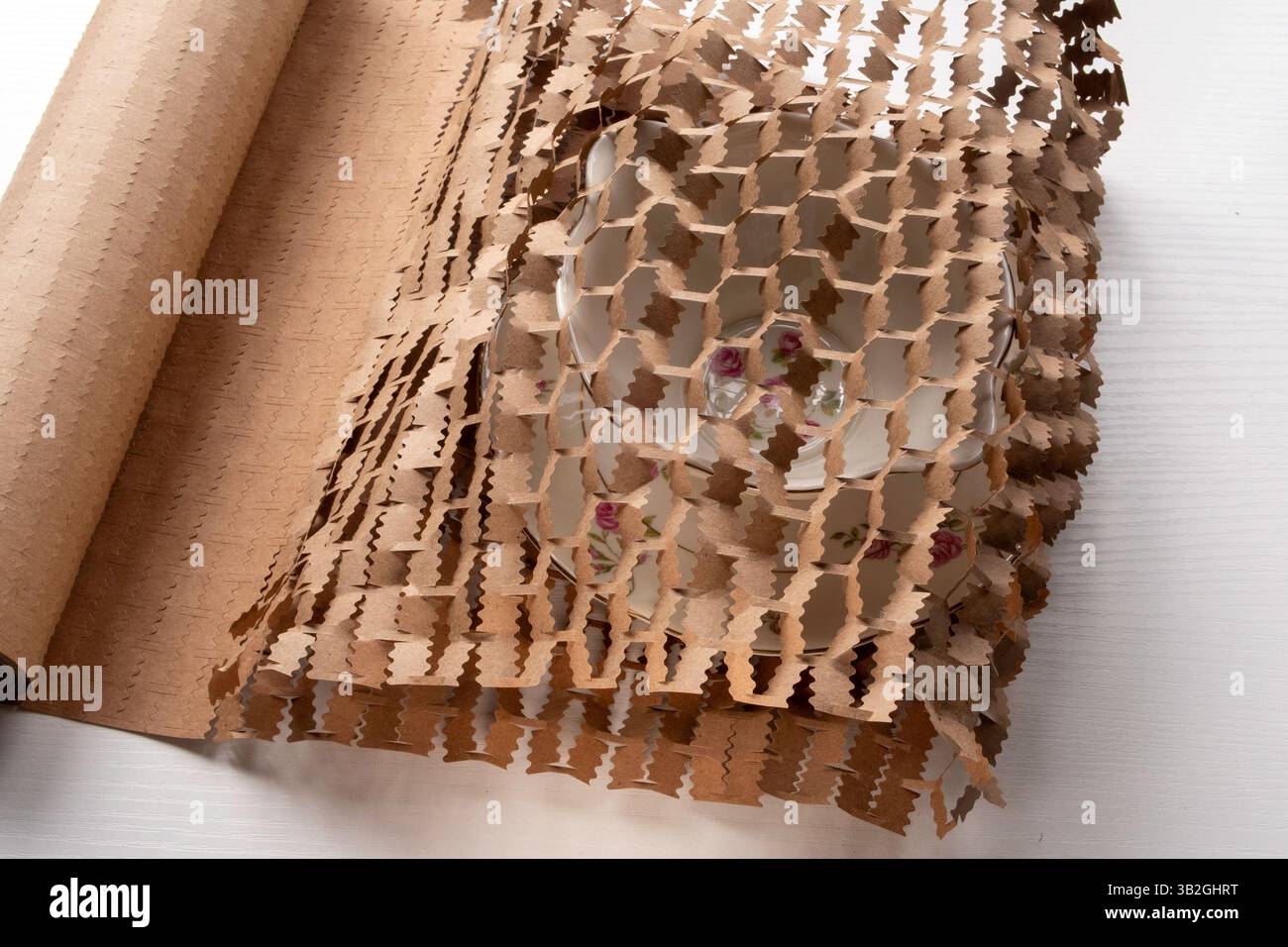 Scotch brand packing paper, "All Cushion No Plastic" is a recyclable ...