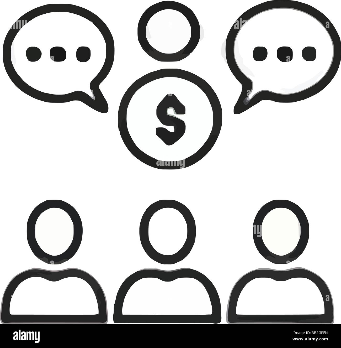 Coordination teamwork concept Black and White Stock Photos & Images - Alamy