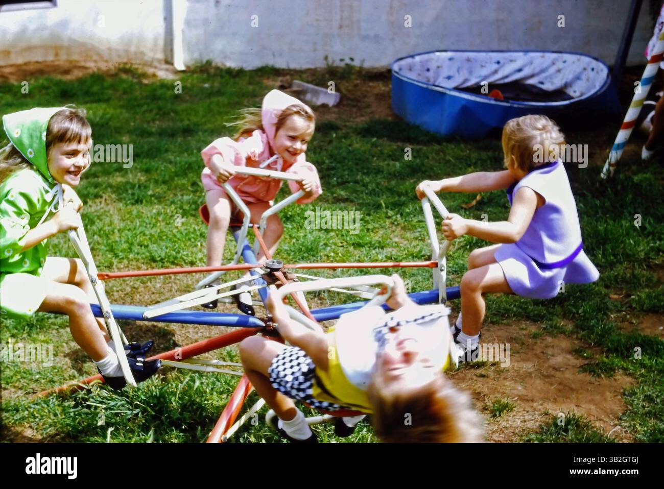 Children playground 1960s hi-res stock photography and images - Alamy