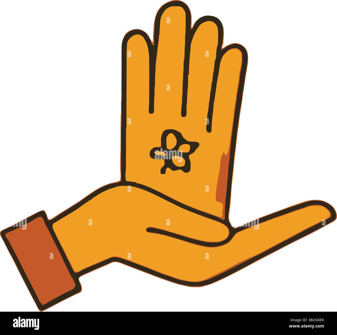 Hamsa Hand Symbol – Protective Spiritual Emblem Stock Vector Image ...